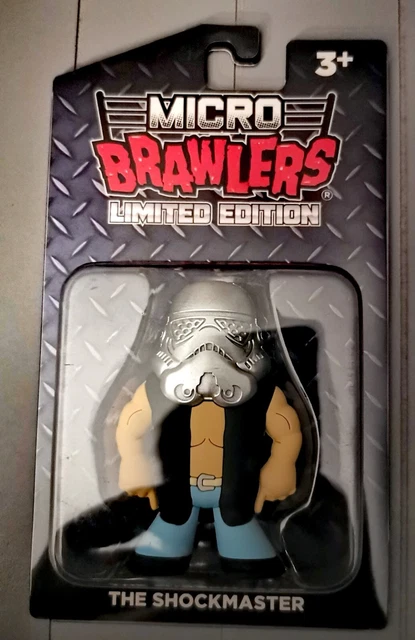 🔥MICRO BRAWLER🔥EXCLUSIVE🔥WWE 🔥 SHOCKMASTER 🔥Pro Wrestling Crate🔥 WWF ...
