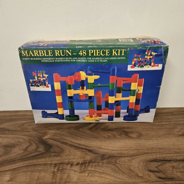 HOUSE OF MARBLES - Marble Run 48 Piece Kit Vintage Game £19.99 ...