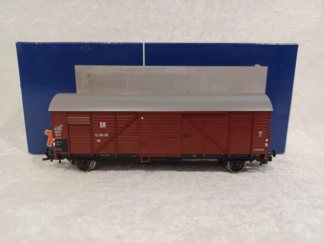 312.0143 ROCO 66605 H0 1:87 gedeckter Güterwagen DR Deutsche Reichsbahn Ep III EUR 14,99 ...
