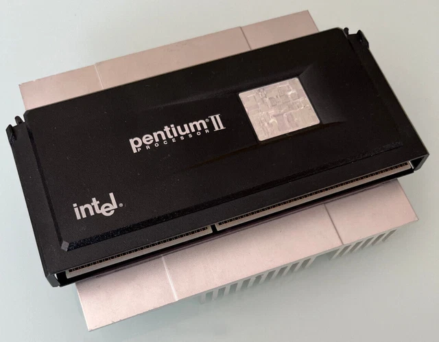 CPU PROCESSEUR INTEL Pentium II MMX 400Mhz SL2U6 80523PY400512PE SLOT 1 ...