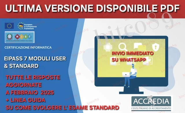 BANCA DATI RISPOSTE Esatte Eipass 7 Moduli User + Standard Ultima ... BANCA DATI RISPOSTE Esatte Eipass 7 Moduli User + Standard Ultima ...