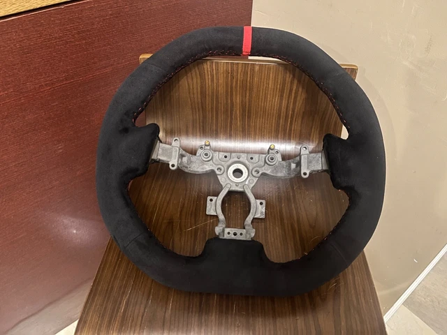 2009-2014 NISSAN GTR GT-R R35 NISMO Alcantara Thick Flat Bottom ...