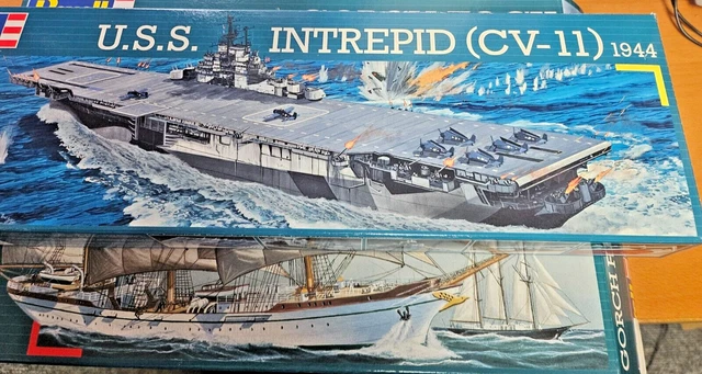 REVELL BAUSATZ 1:720 Aircraft Carrier USS Intrepid Art Nr 05108 EUR 25 ...