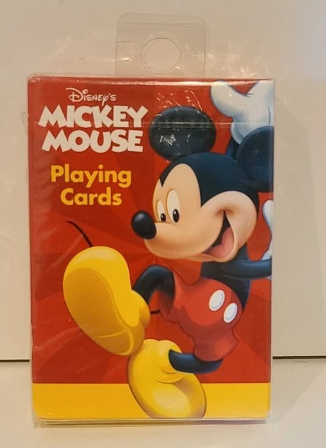 DISNEY'S MICKEY MOUSE Playing Cards Mickey, Minnie, Donald, Daisy ...