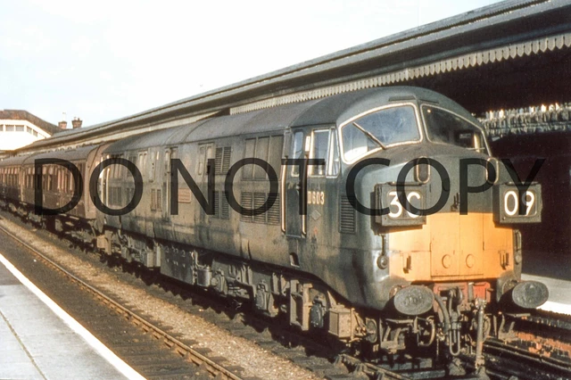 UK DIESEL TRAIN Railway Photograph Of Class 41 D603. Rm41-12 £1.65 ...