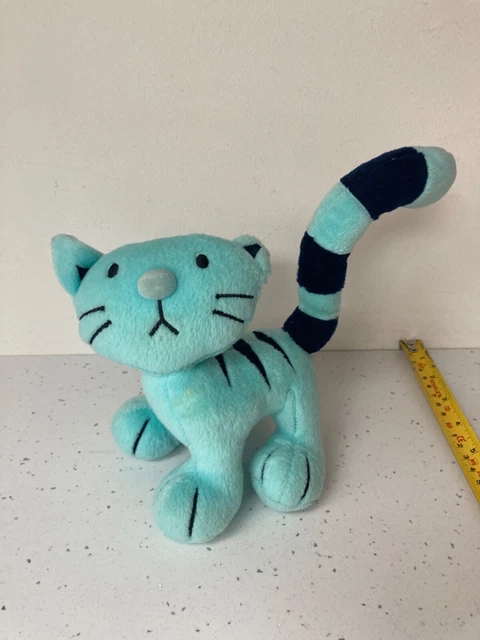 BOB THE BUILDER 's Pilchard Blue Cat Plush Soft Toy Animal Figure PLZ ...