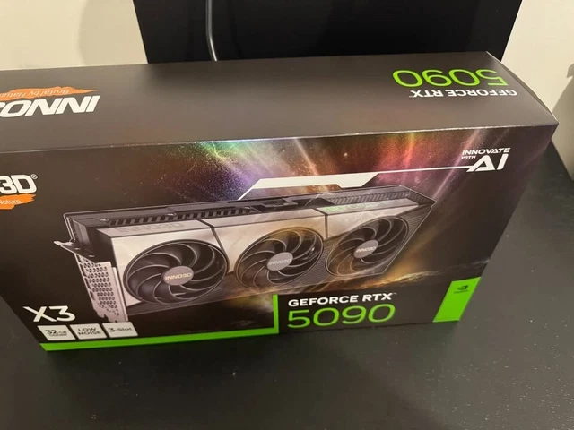 INNO3D GEFORCE RTX 5090 X3 32GB GDDR7 PCI-Express Graphics Card £3,065. ...