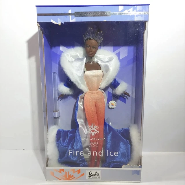 BARBIE FIRE & Ice Salt Lake 2002 Olympic Games RARE African American ...
