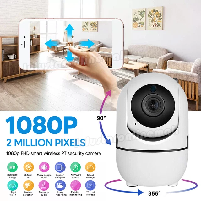 1080P HD WIFI Security Smart IP Camera Wireless Home CCTV System Indoor ...
