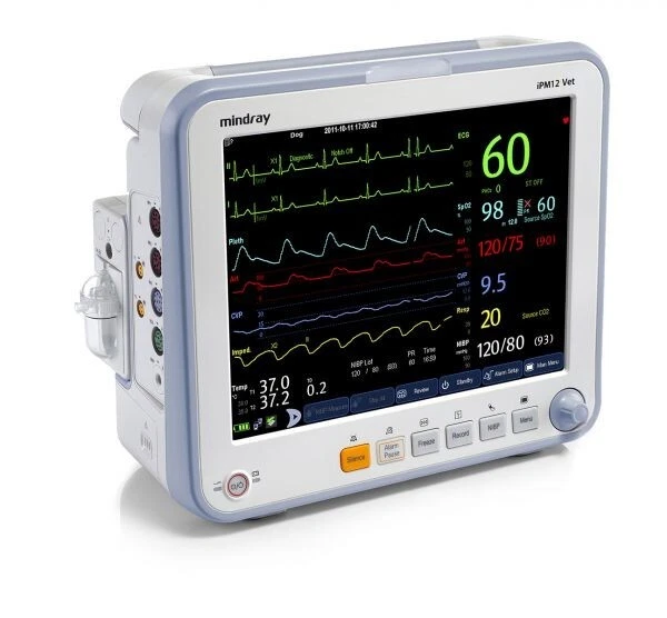 MINDRAY IPM-12 PORTABLE PATIENT CO2 MODULE ECG/EKG NIBP SPO2 PRINTER ...