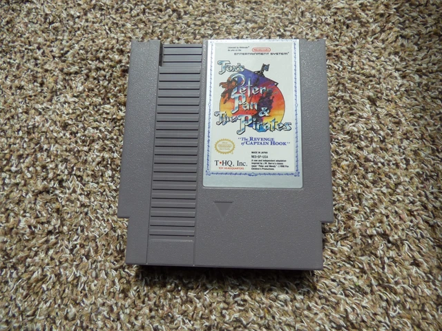 NINTENDO NES FOXS Peter Pan & The Pirates Captain Hook Ntsc Usa Cart ...