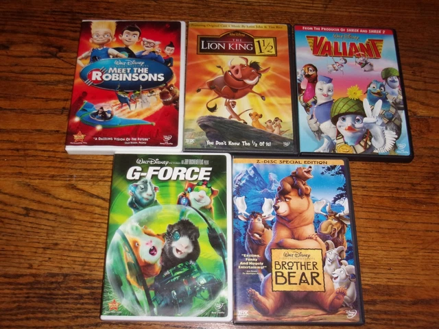 DISNEY KIDS Animation Movie DVD Lot Of 5 ~ Lion King 1 & 1/2 ~ Brother ...