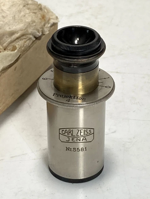 OLD CARL ZEISS Jena Variable Magnification Microscope Eyepiece Lens ...