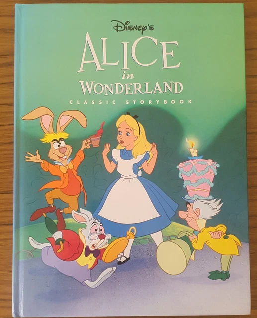 1998 ALICE IN Wonderland Disney Classic Story Book Collection Large ...