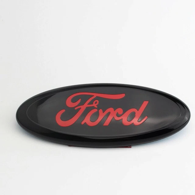 FORD BLACK RED Badge Tuning Emblem Car Front 21.7x9 cm NEW ! £20.00 ...