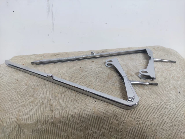 PAIR NOS GENUINE Toyota トヨタ Vent Window Chrome Frames Toyopet Crown ...