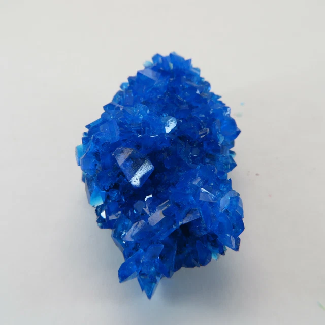 CHALCANTHITE (SMALL) BLUE Lab created Display MINERAL, from POLAND ...