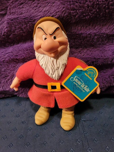 DISNEY SNOW WHITE & the Seven Dwarfs Grumpy Vintage Applause Doll NEW £ ...