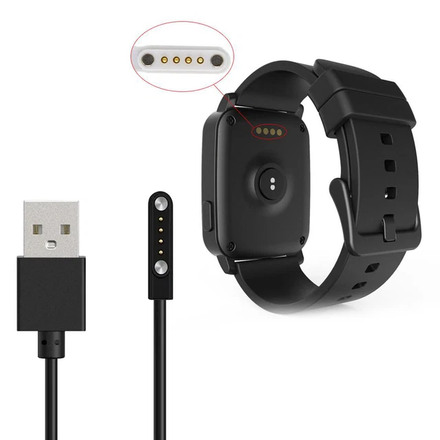 UNIVERSAL 4PIN MAGNETIC Charging Cable USB Charger Cord for Smart Watch ...