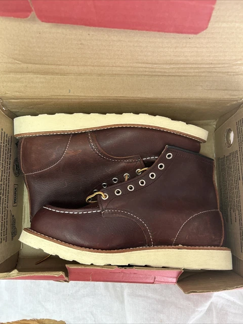 BRAND NEW RED Wing 8138 6” Moc Toe Briar Oil Slick Size 9 £168.58 ...