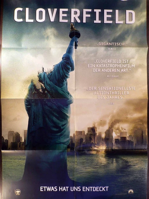 CLOVERFIELD - LIZZY Caplan - Jessica Lucas - Filmposter A1 84x60cm ...