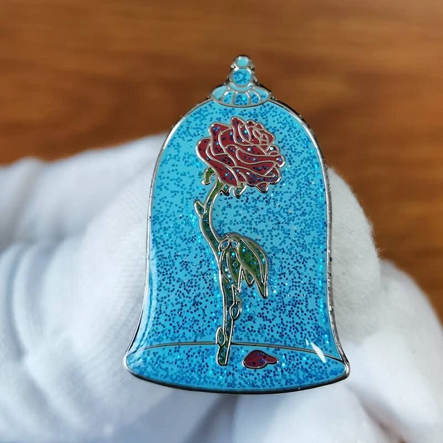 ENCHANTED ROSE BEAUTY and the Beast Pin Badge £8.95 - PicClick UK