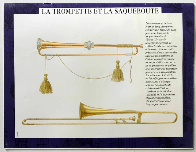 LA TROMPETTE ET la Saqueboute tiré du n°47- Au coeur du Classique EUR 3 ...