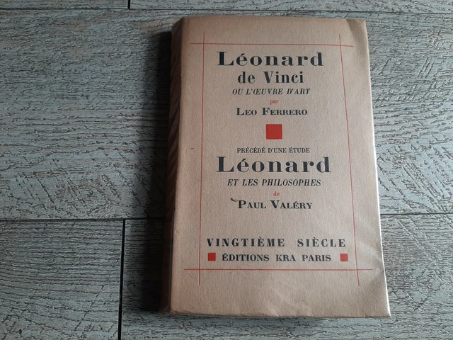 LÉONARD DE VINCI ou l'oeuvre d'art Léo Ferrero étude de Paul Valéry ...
