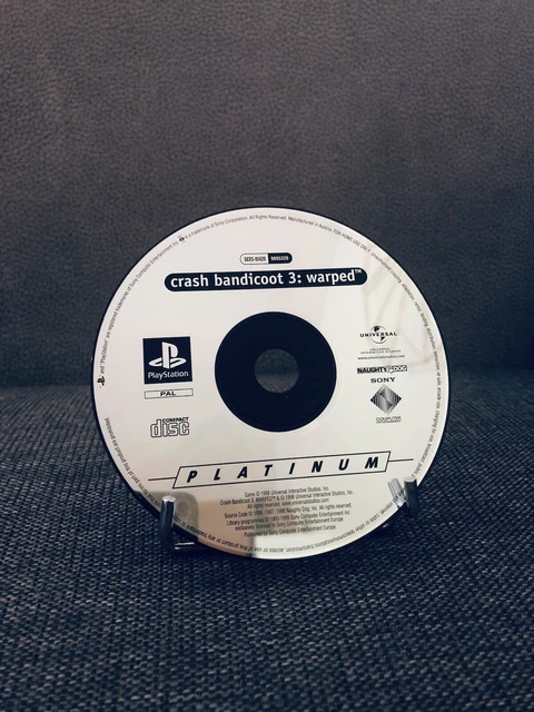 CRASH BANDICOOT 3 : Warped CD SEUL sur PlayStation 1 Ps1 - FR EUR 8,90 ...