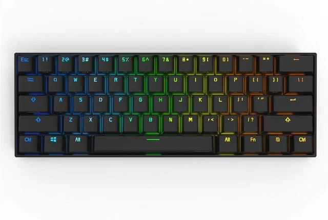 CORN ANNE PRO 2 Mechanical Gaming Keyboard 60% True RGB Backlit -Wire ...