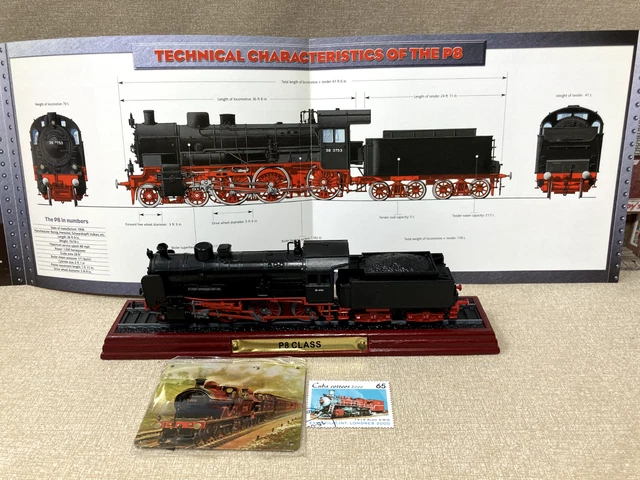 ATLAS EDITIONS P8 Class Locomotive Static Model Train/ Railway Display ...