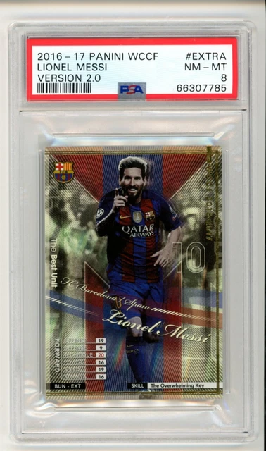 PSA 8 GIAPPONESE Lionel Messi Versione 2 Barcellona Panini Wccf #Extra 2016-17 136 EUR 2,76 ...