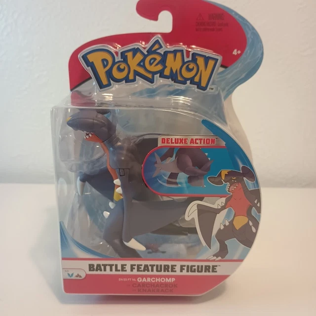 POKÉMON GARCHOMP BATTLE Feature Figure Jazwares Deluxe Action New EUR ...