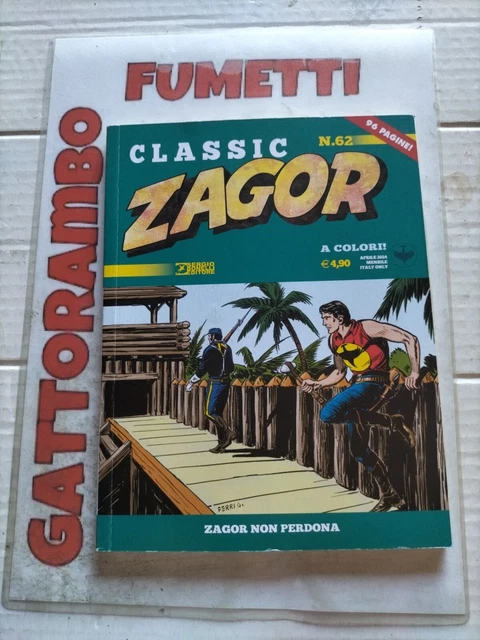 ZAGOR N.62 CLASSIC A Colori - Bonelli Edicola EUR 2,49 - PicClick IT