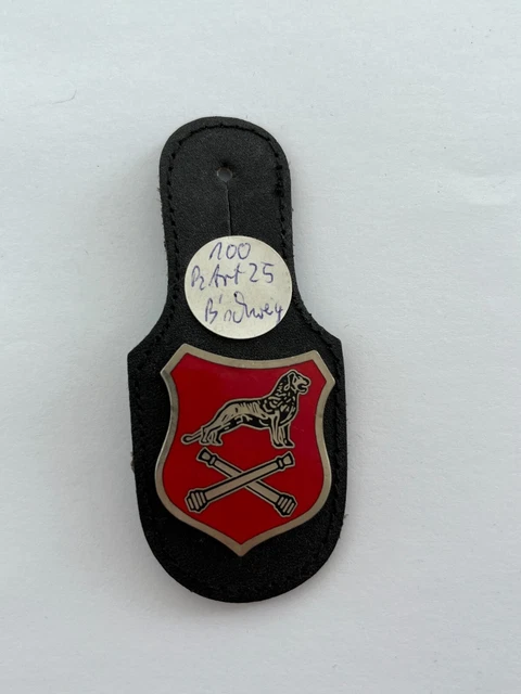 BRUSTANHÄNGER, VERBANDSABZEICHEN, PANZER Artillerie 25 Braunschweig ...