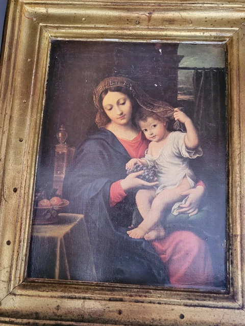 TABLEAU REPRÉSENTATION VIERGE aux raisins Mignard EUR 20,00 - PicClick FR