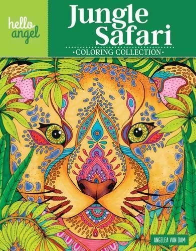 ANGELEA VAN DAM Hello Angel Jungle Safari Coloring Collection (Poche ...