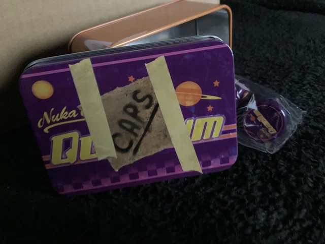 FALLOUT NUKA COLA Quantum Caps Kronkorken mit Collectible Tin Blechdose ...