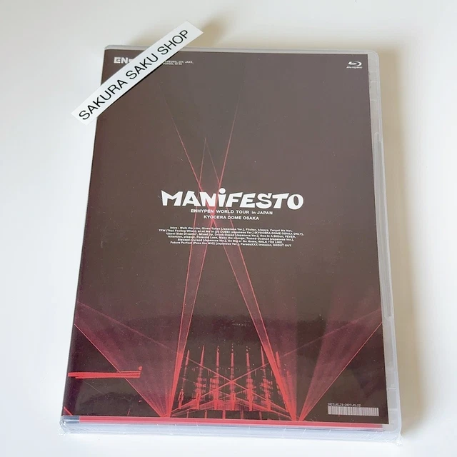 ENHYPEN WORLD TOUR MANIFESTO in JAPAN KYOCERA DOME OSAKA Blu-ray ...