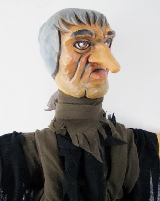 WITCH HAND PUPPET – Handmade Original Puppet $1,070.19 - PicClick AU