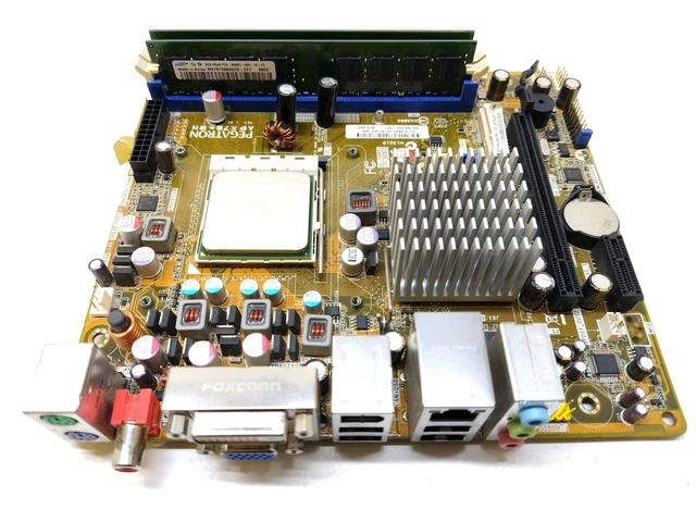 HP PEGATRON APX7B-8N AM2+ Mini-ITX Motherboard 466759-001 4GB RAM ...