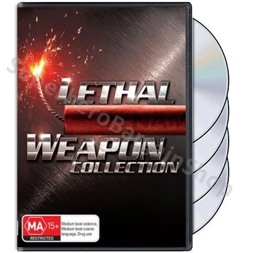LETHAL WEAPON | 4-Movie Collection (DVD, 4-Disc) PAL Region 4 (Mel ...