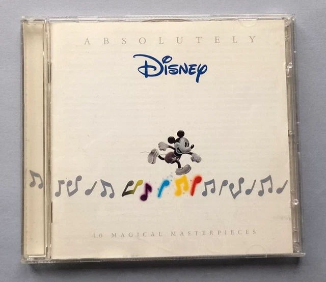 DOUBLE CD OF Disney film music: "Absolutely Disney" 40 tracks, 1995 ...