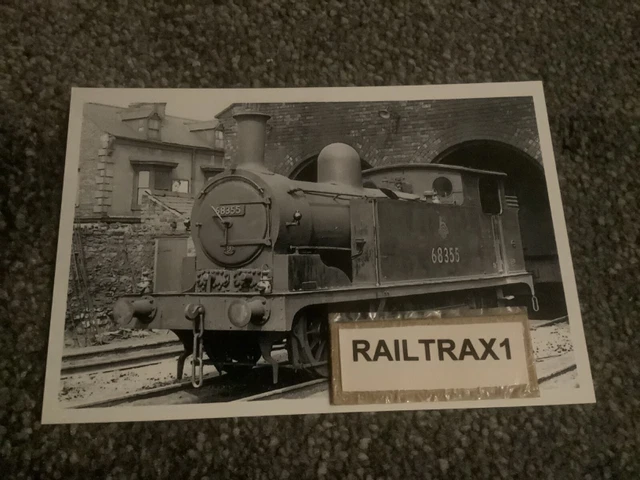 RAILWAY STEAM PHOTOGRAPH - 68355 At West Hartlepool Shed. (Free P&P ...