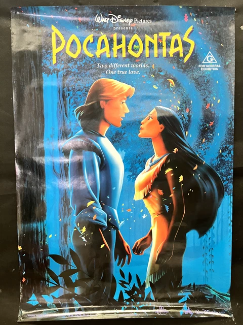 POCAHONTAS AUSTRALIAN ONE Sheet Movie Poster Walt Disney musical ...