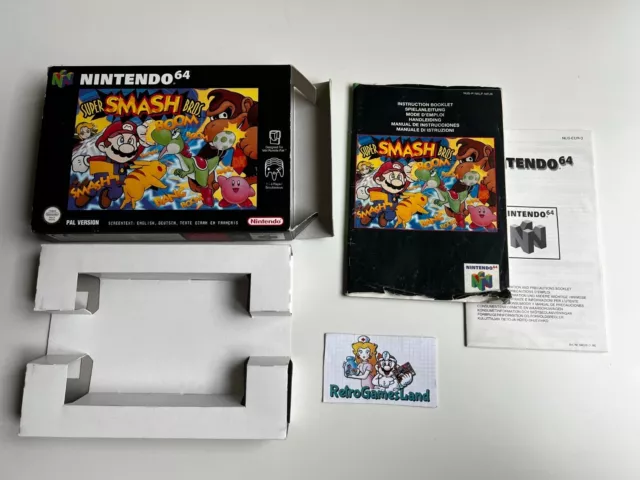 (SANS JEU) SUPER Smash Bros - PAL - NINTENDO 64 N64 EUR 118,75 ... (SANS JEU) SUPER Smash Bros - PAL - NINTENDO 64 N64 EUR 118,75 ...