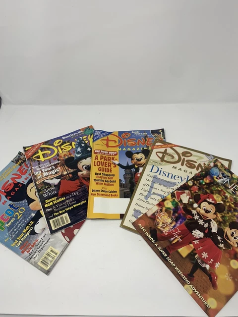 VINTAGE DISNEY MAGAZINES Bundle 2001-2006 Selection Epcot 100 Years ...