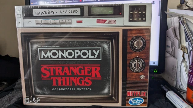 STRANGER THINGS MONOPOLY Collectors Edition. Super Rare. Brand New + Sealed. £50.00 - PicClick UK