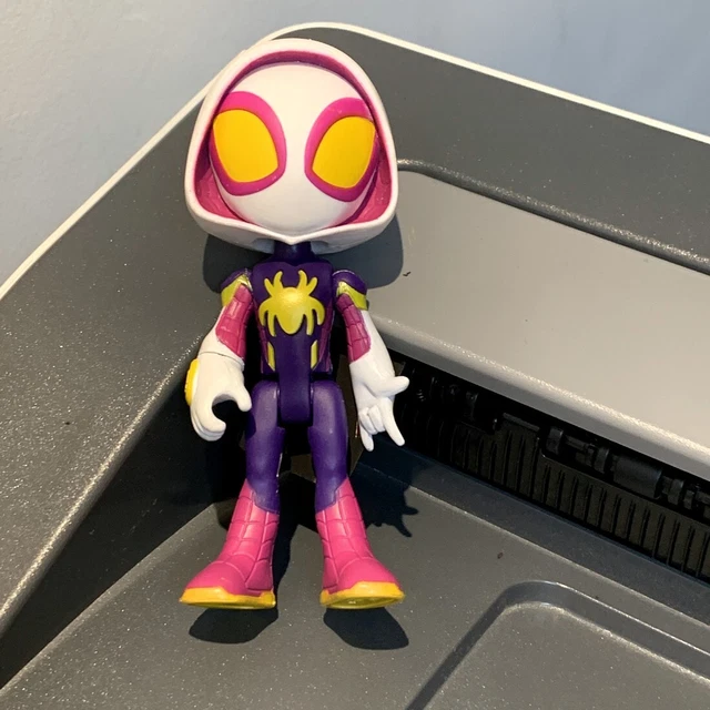 4& MARVEL SPIDEY and His Amazing Friends Ghost-Spider mit Web-Spinner ...