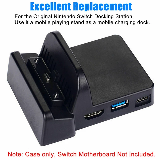 POUR NINTENDO SWITCH Docking Station Couvercle de boîtier Mini Dock ...